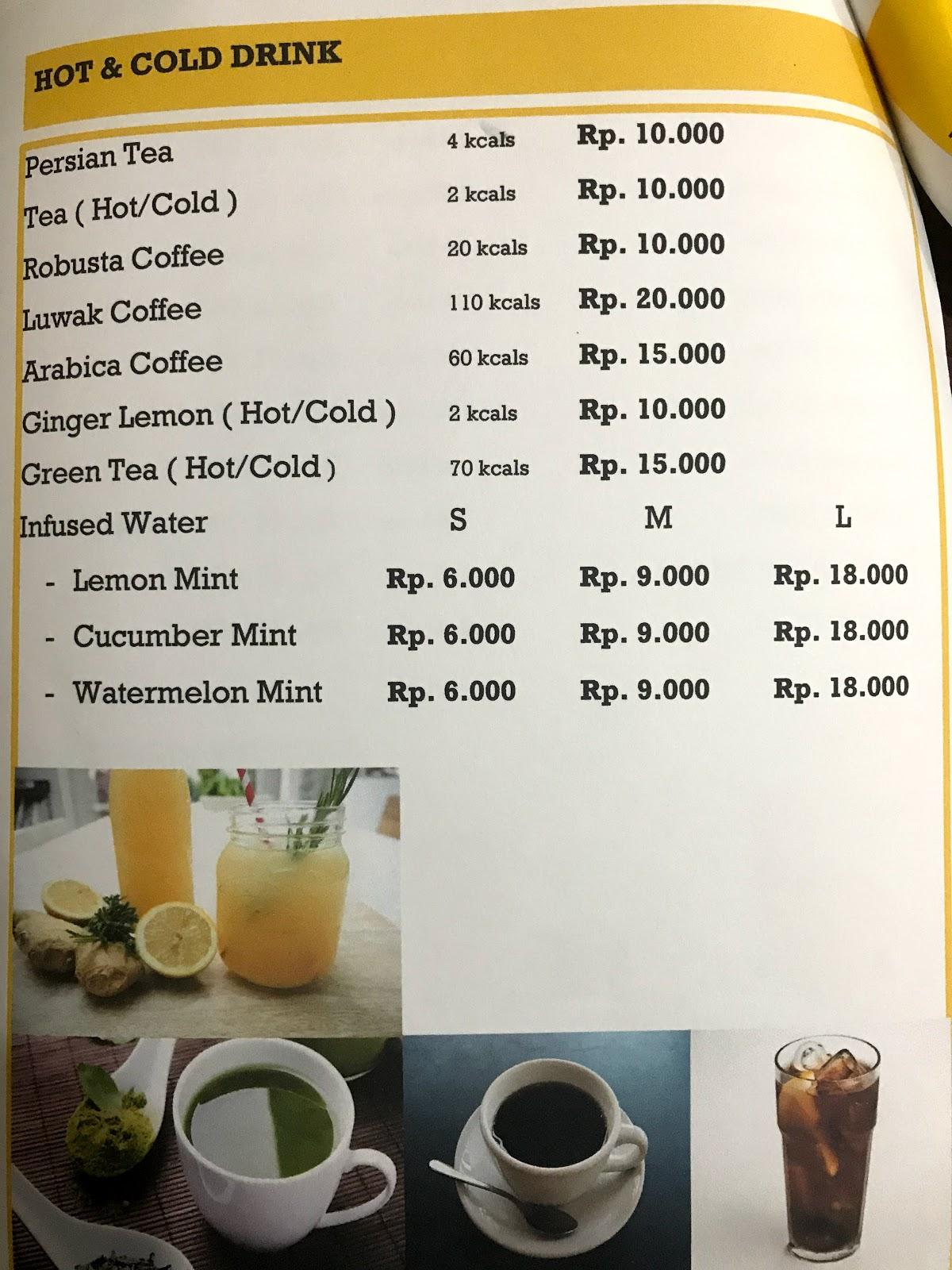 Menu at Bee Fit Balikpapan restaurant, Balikpapan, Komplek Balikpapan Baru