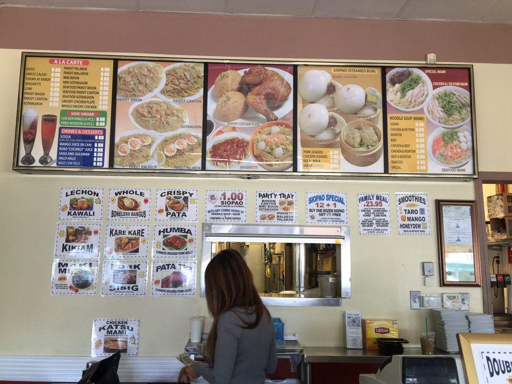 Menu at Mami King Restaurant, Los Angeles, Roscoe Blvd UNIT 1