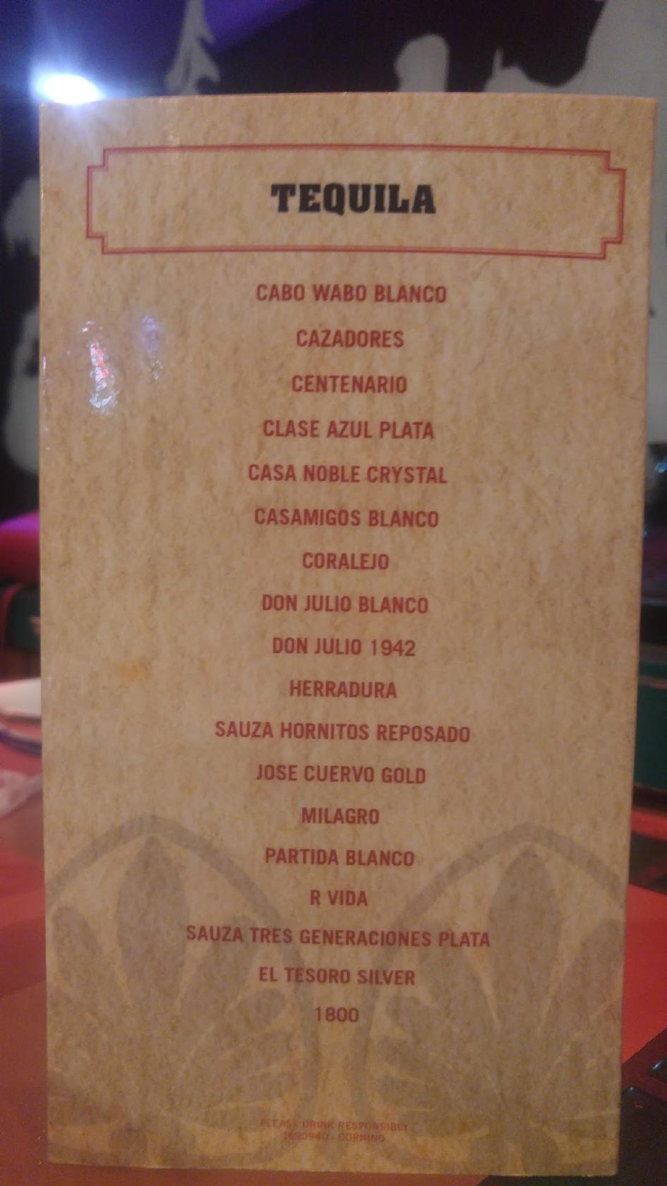 Menu at Casa Ramos restaurant, Chico, 216C W East Ave