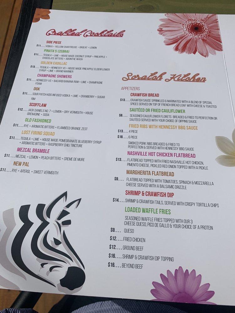 Menu at Lost & Found pub & bar, Houston