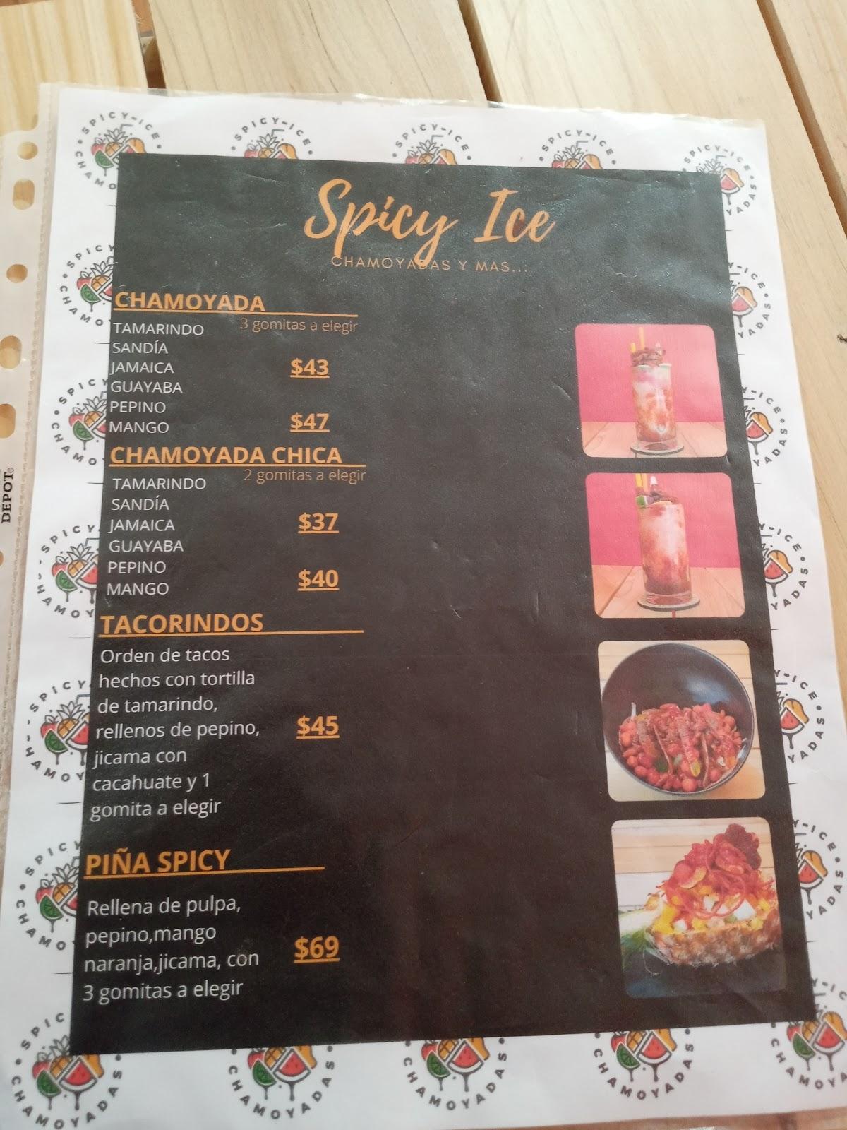 Menu at Spicy- Ice Chamoyadas Y Más... restaurant, Guadalajara