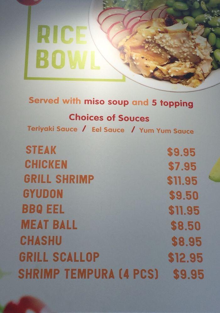 Menu at JJ'S POKE BOWL pub & bar, Edina