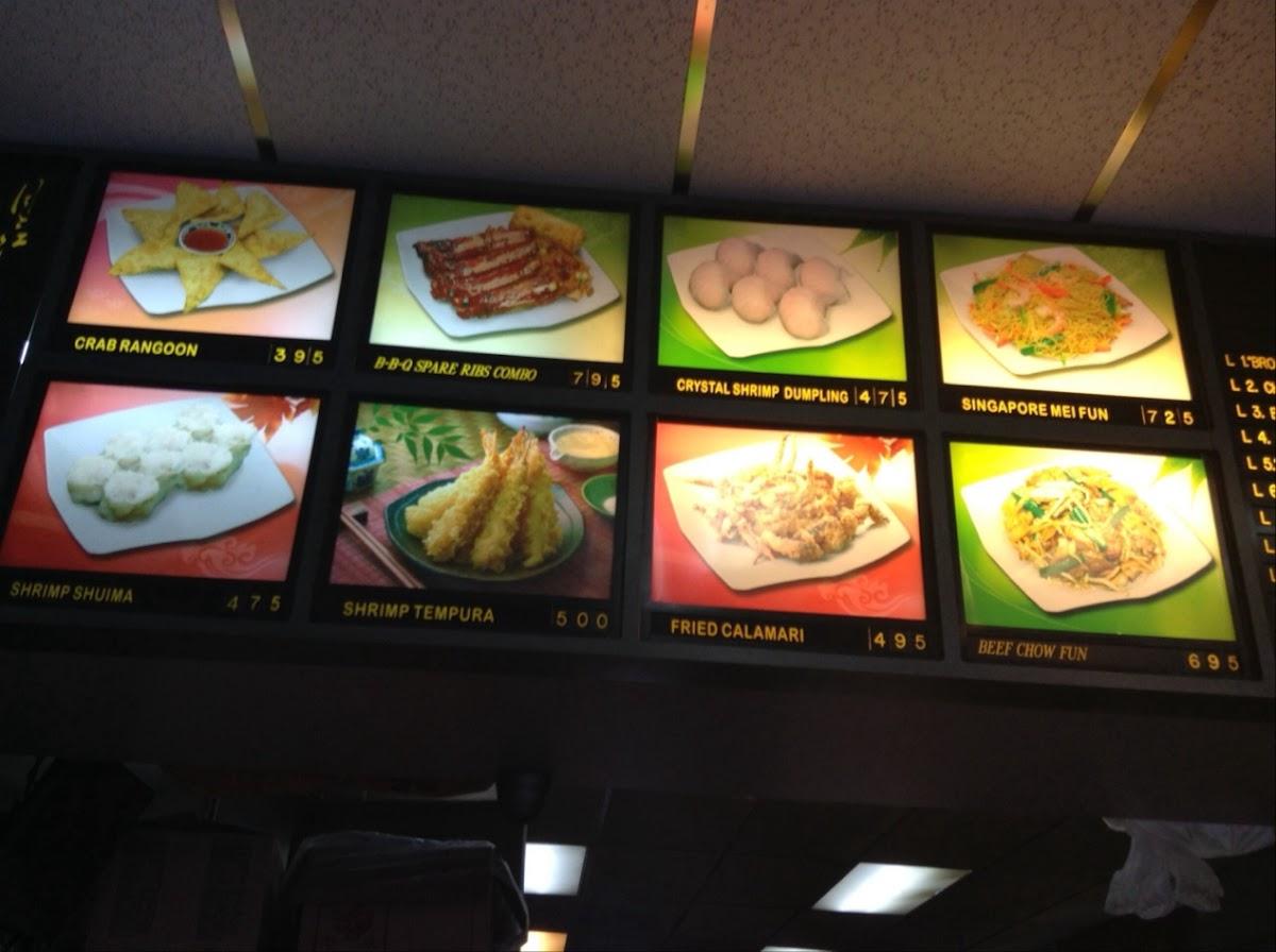 Menu at Asian Kitchen restaurant, New York City, Grand Ave