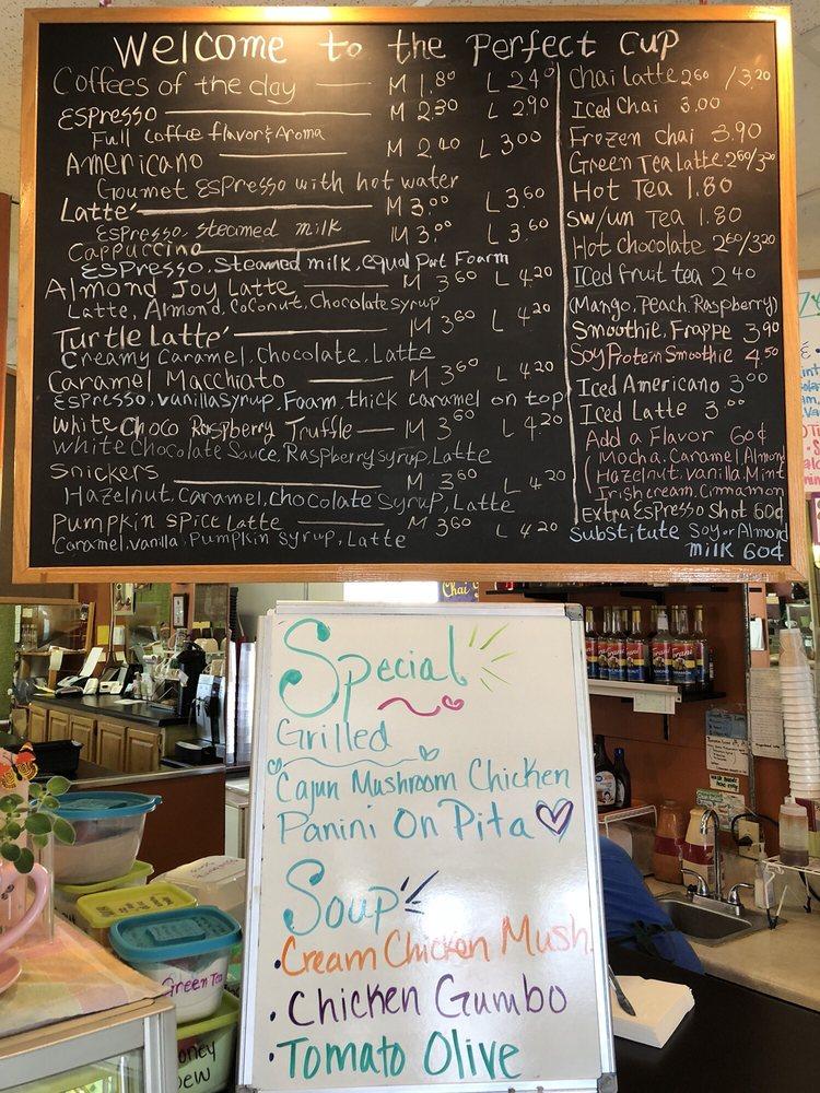Menu at The Perfect Cup restaurant, Dalton