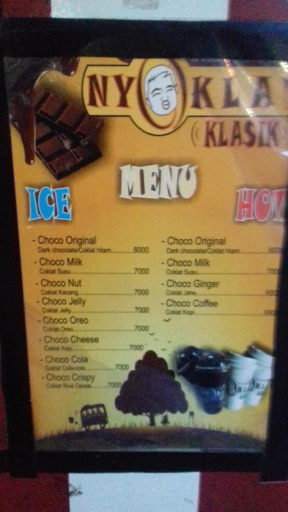 Carta del café NYOKLAT TALANG KELAPA, Palembang