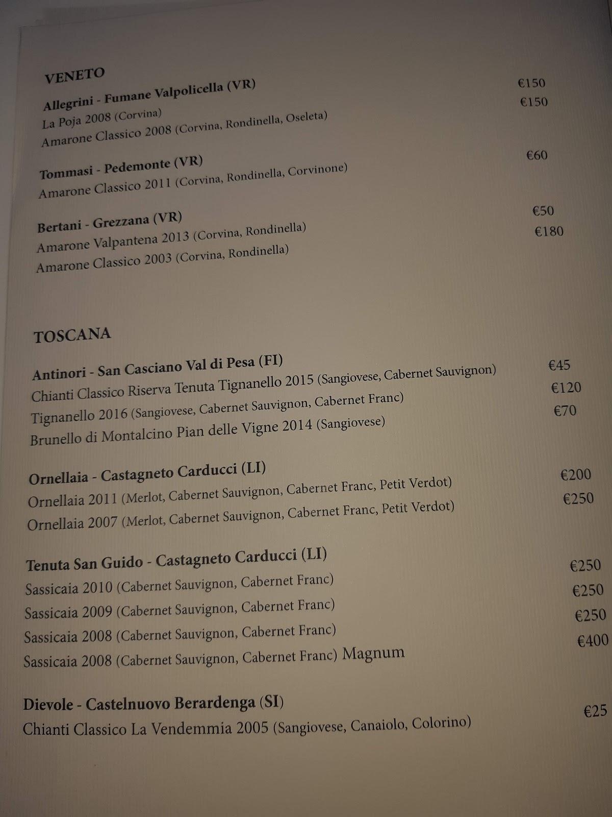 Menu da Il Capriccio Ristorante, Vieste, Loc. Porto Turistico