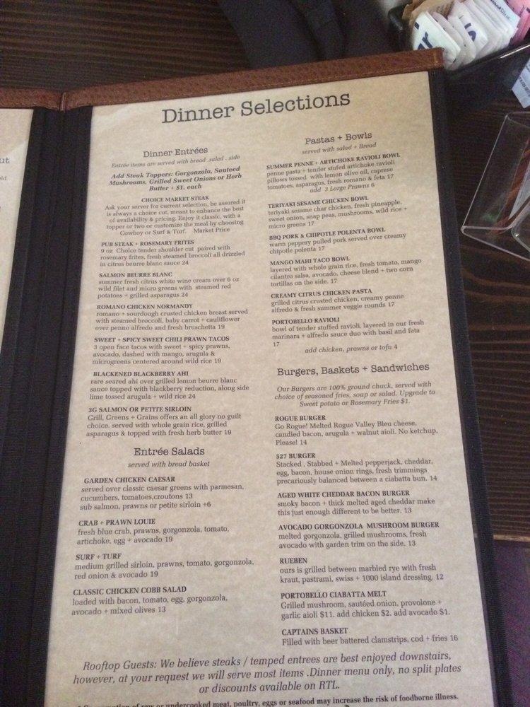 Menu at Brix Grill pub & bar, Roseburg, 527 SE Jackson St
