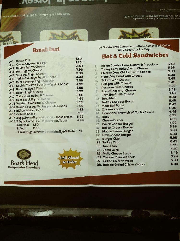 Carta del restaurante Grab n Go food and deil, Kenilworth