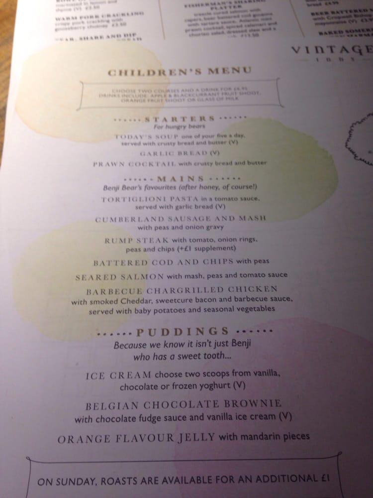 Menu at The Woodside pub & bar, Astley