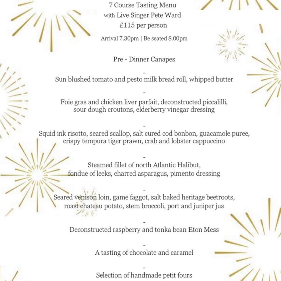 Menu at Markham Moor Inn restaurant, West Drayton