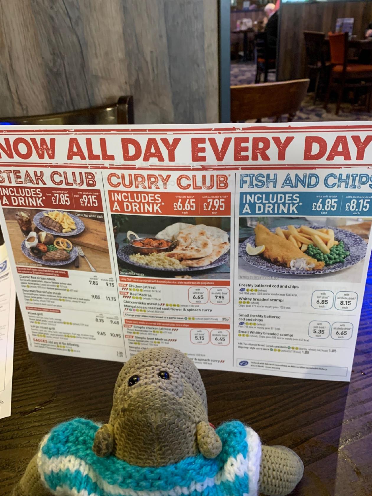 Menu at The Ritz - JD Wetherspoon pub & bar, Lincoln