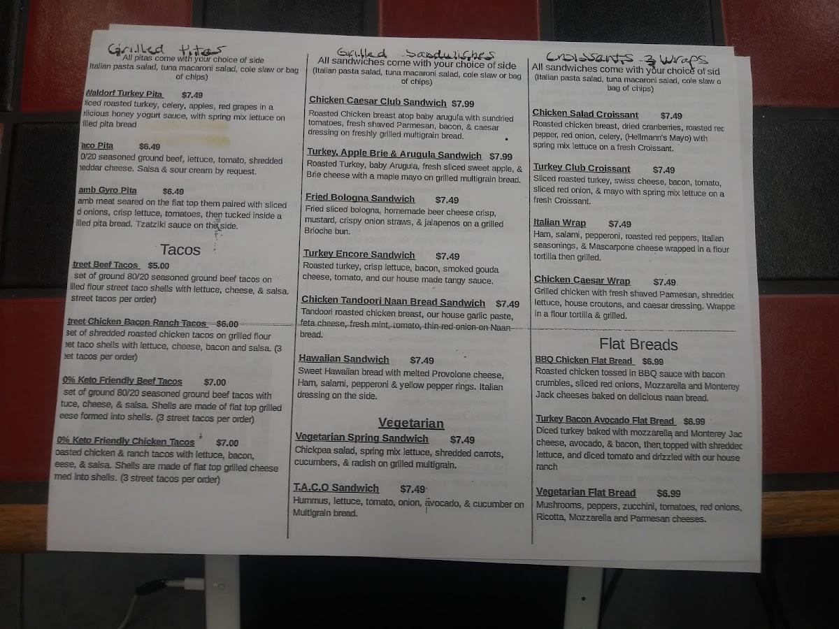 Menu at Neiman's Catering LLC/Bistro428, Marine City