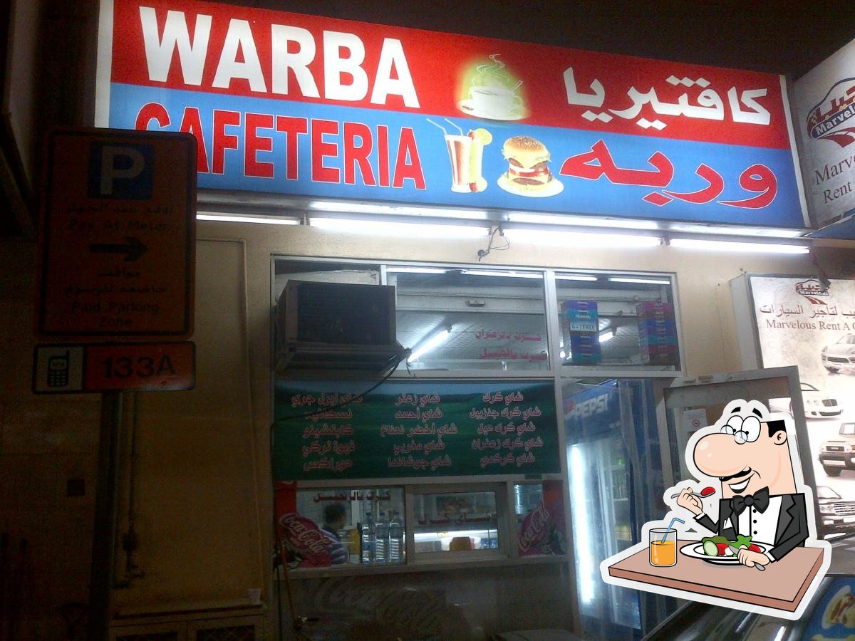 Warba Cafeteria, Dubai - Carta del restaurante