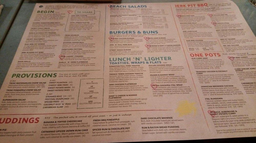 Menu at Turtle Bay Manchester Oxford Rd restaurant, Manchester, 33-35 ...