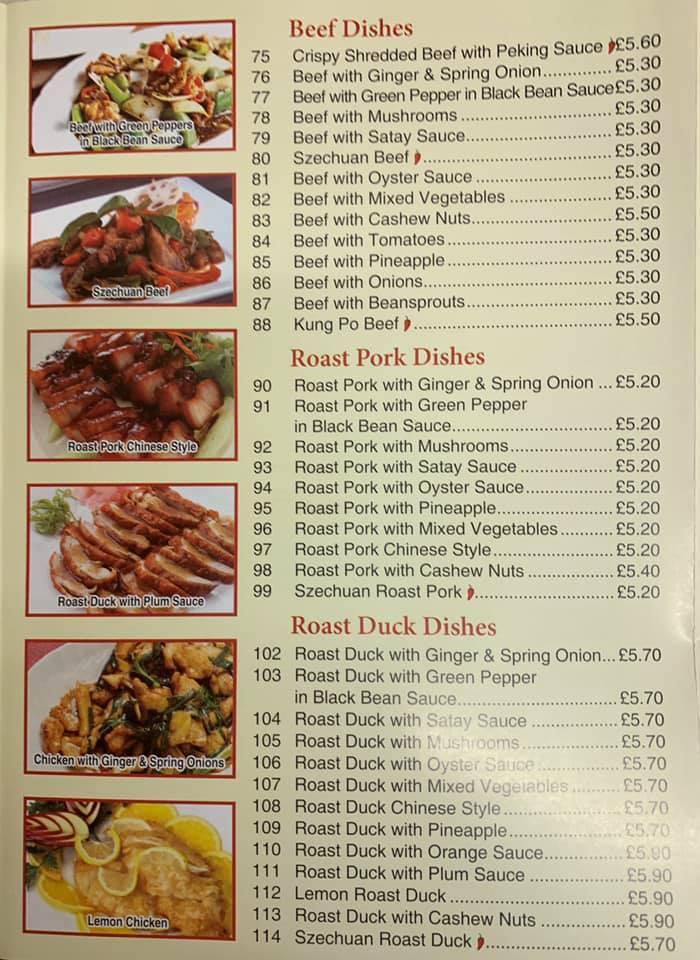 Menu at China Boy Chinese Takeaway restaurant, Hengoed