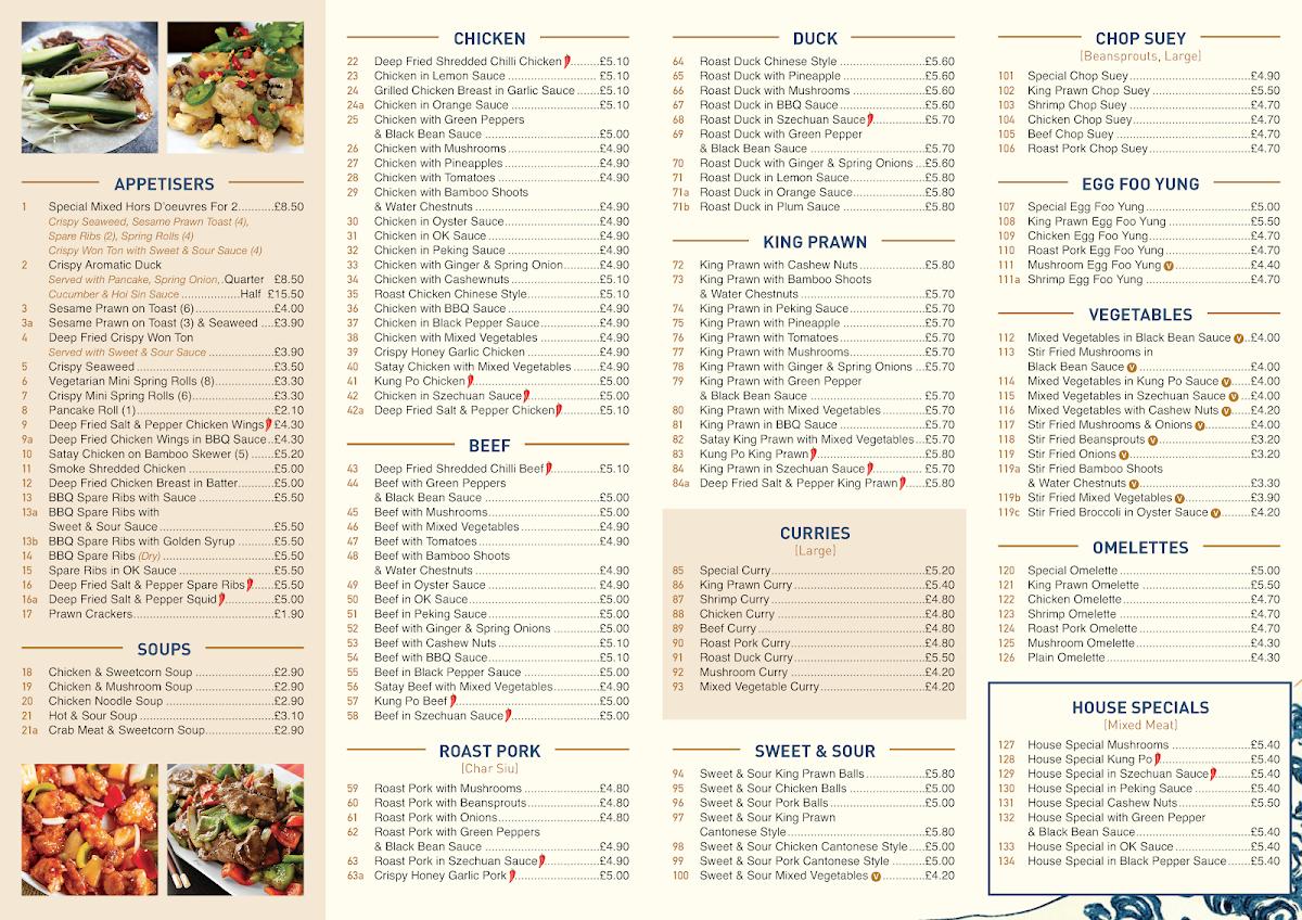 Carta de comida rápida Ocean, Whaplode