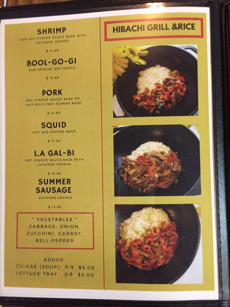 Menu at Chop Chop Restaurant & Karaoke Bar, Daytona Beach