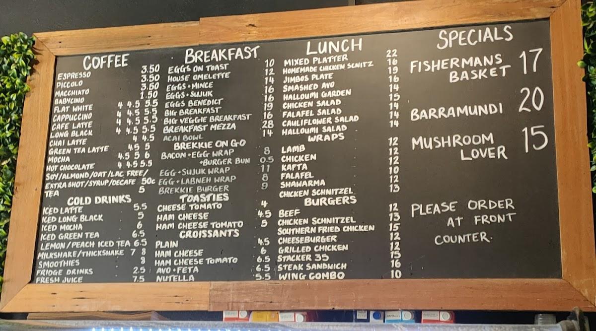 Menu at Café 35 West Ryde cafe, West Ryde