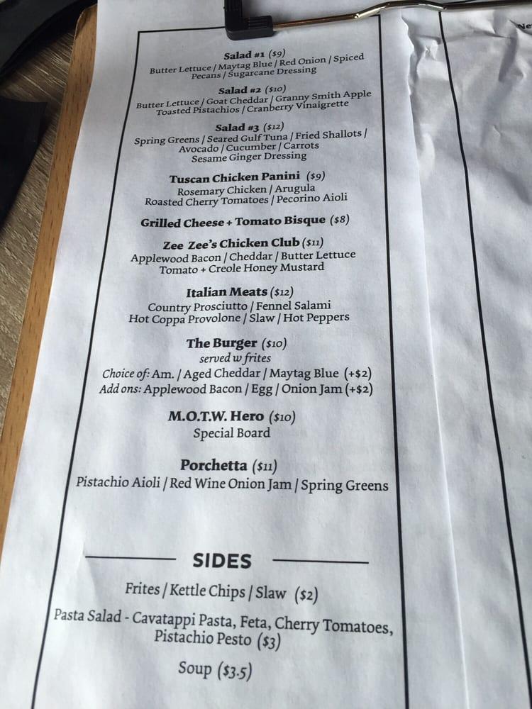 Menu at The Overpass Merchant pub & bar, Baton Rouge