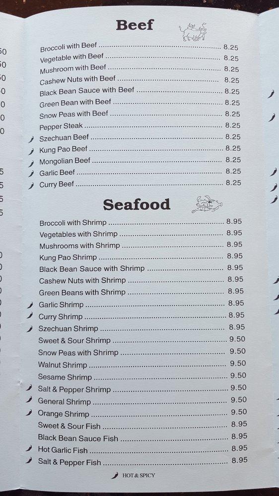 Menu at Fortune Chinese Food Take-Out restaurant, Sacramento, 12th Ave