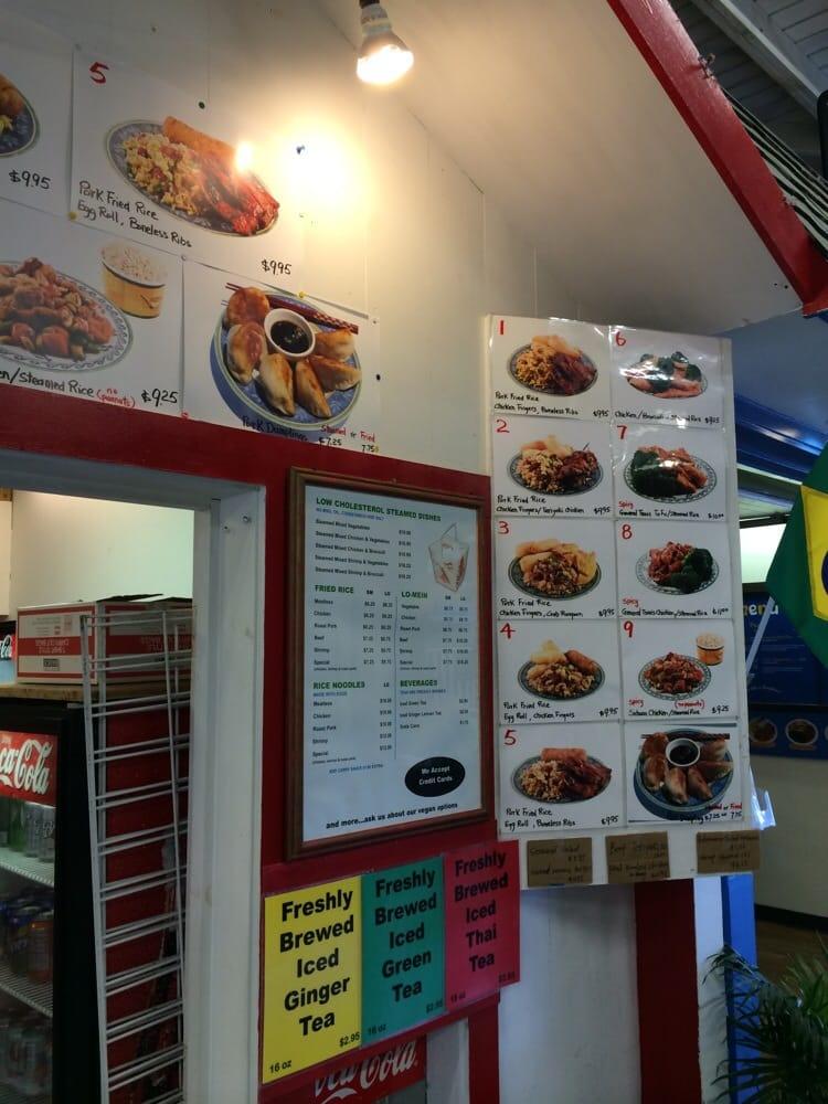 Menu at Fortune Cookie fast food, Provincetown