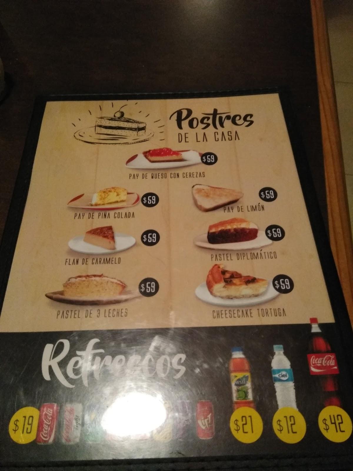Menu at Pizza Klein restaurant, Monclova, Blvrd Benito Juárez 1116