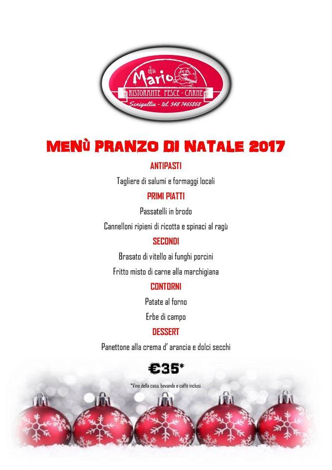 Menu at Restaurant Bar “Da Mario”, Senigallia