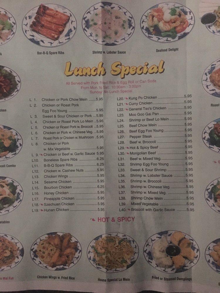 Menu at Yums Chinese Food restaurant, Avon Park