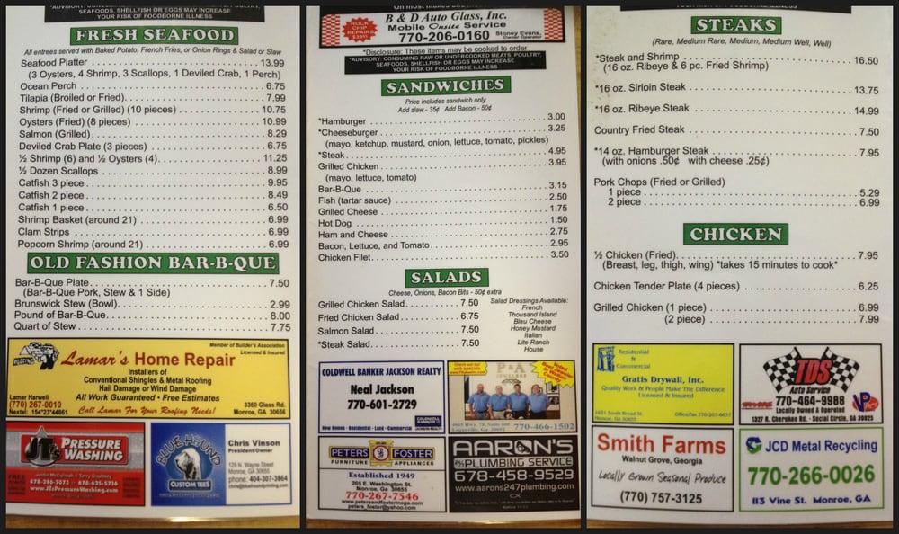 Menu at Campton Restaurant, Monroe, State Hwy 11