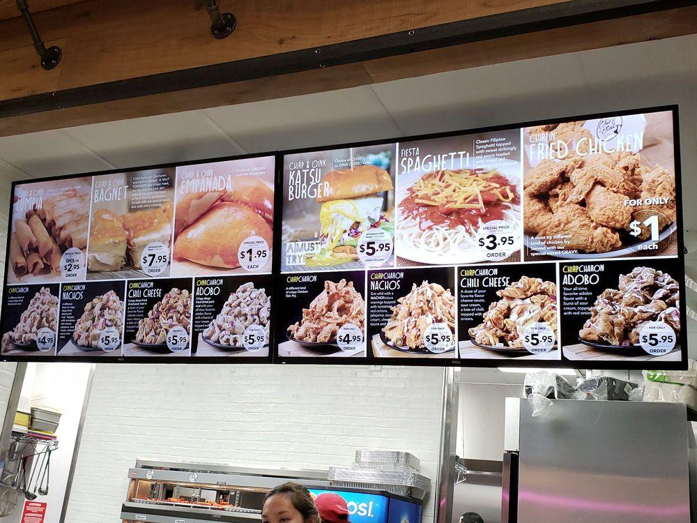 Menu at Chirp & Oink restaurant, Santa Clarita