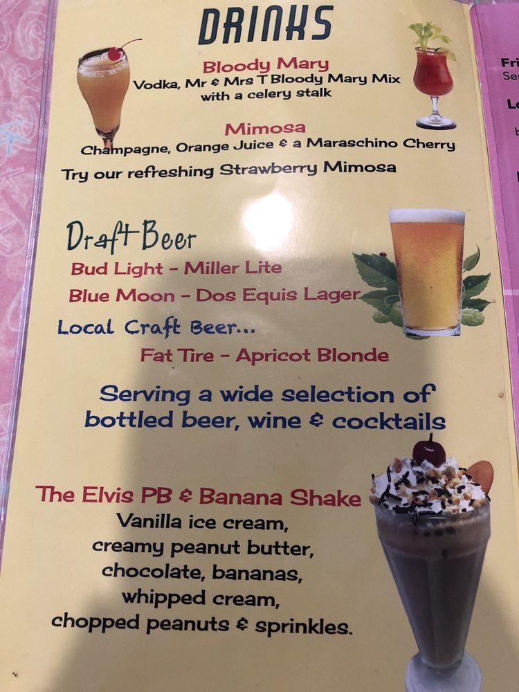 Menu at Rosie's Diner Aurora cafe, Aurora