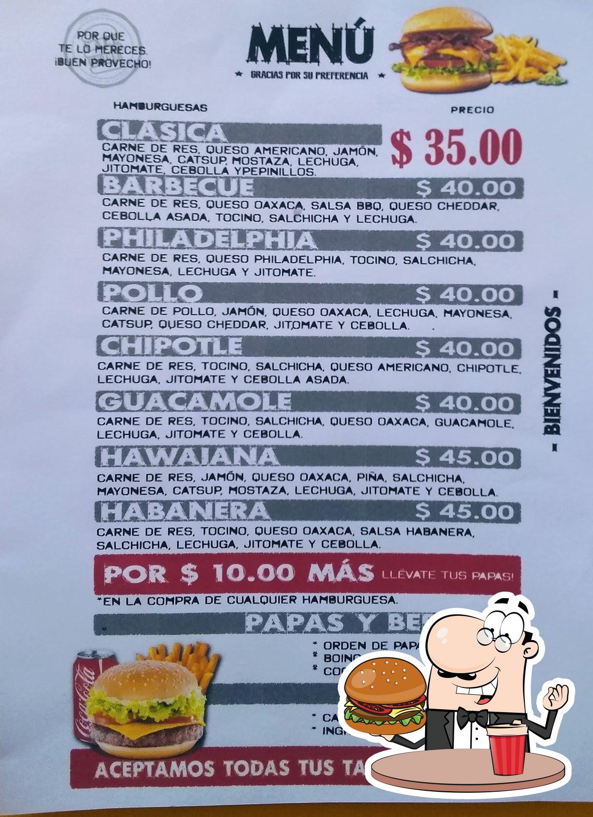 Vale Burger! Hamburguesas Gourmet restaurant, Ecatepec de Morelos, José ...