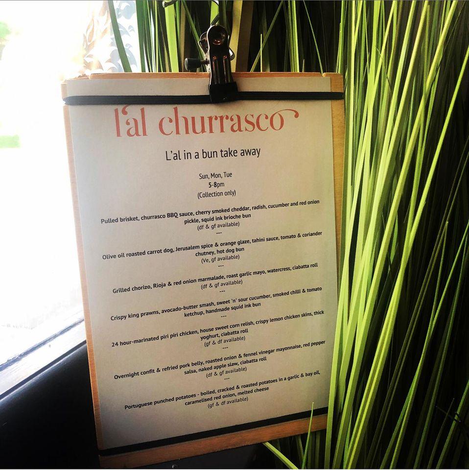 Menu at L'al Churrasco pub & bar, Ulverston
