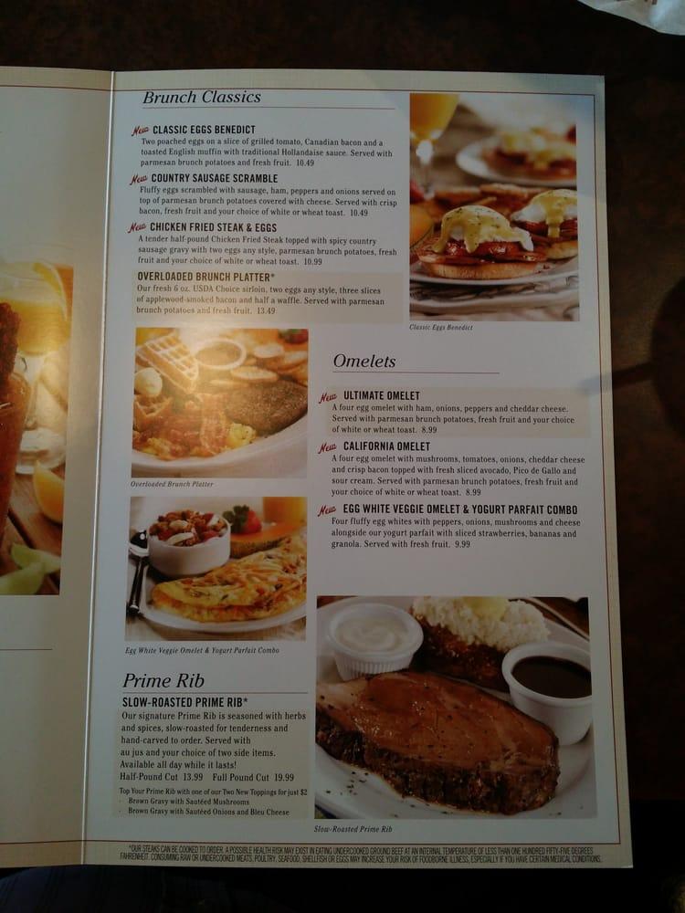 Menu at O'Charley's Restaurant & Bar, Lake Charles