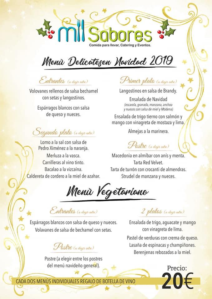 Carta del restaurante Mil Sabores Laguna del Duero, Laguna del Duero