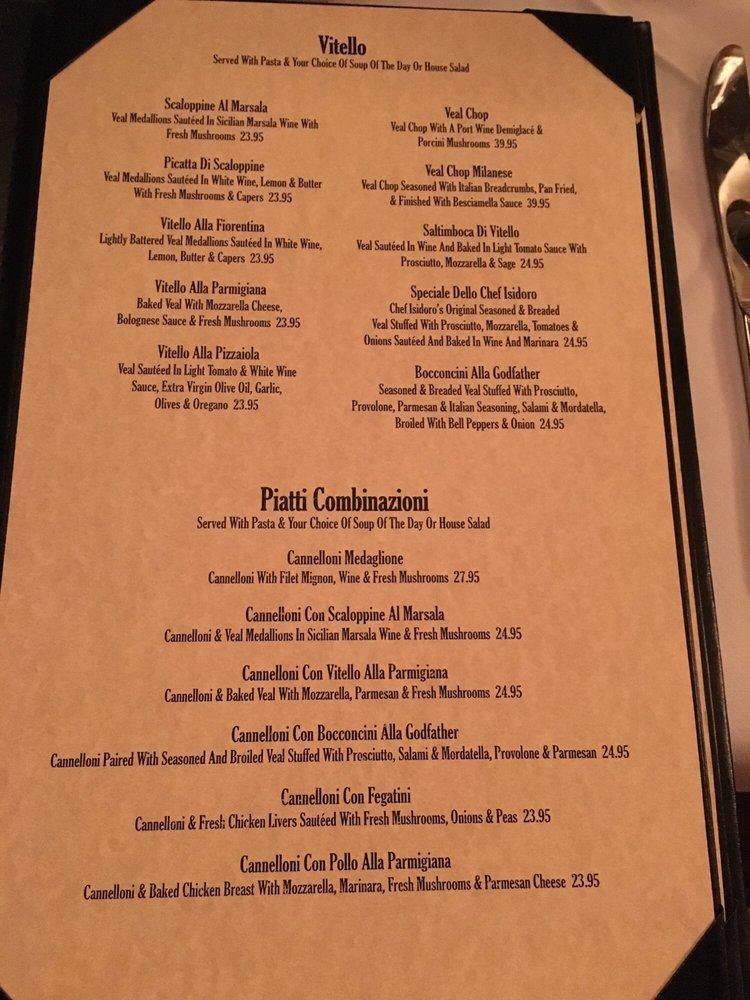 Menu at The Godfather pub & bar, San Diego