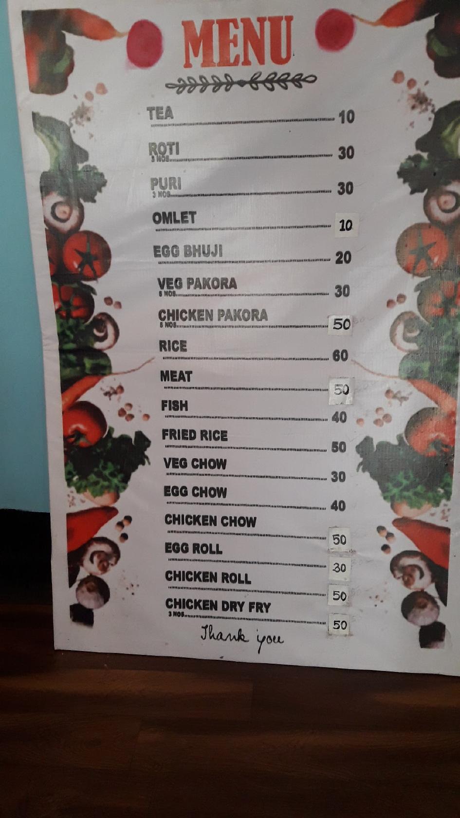 Menu at FOOD HUB Restaurant, Tezpur