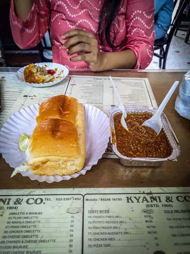 Menu at Kyani & Co, Mumbai