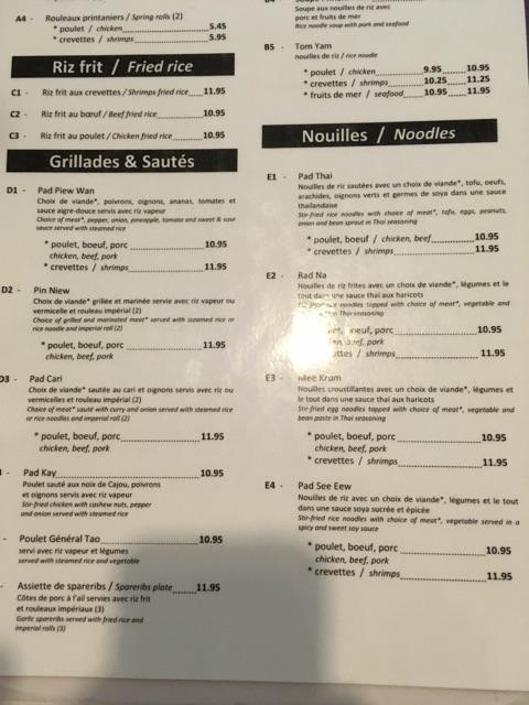 Menu at Pizzaville pizzeria, Sherbrooke