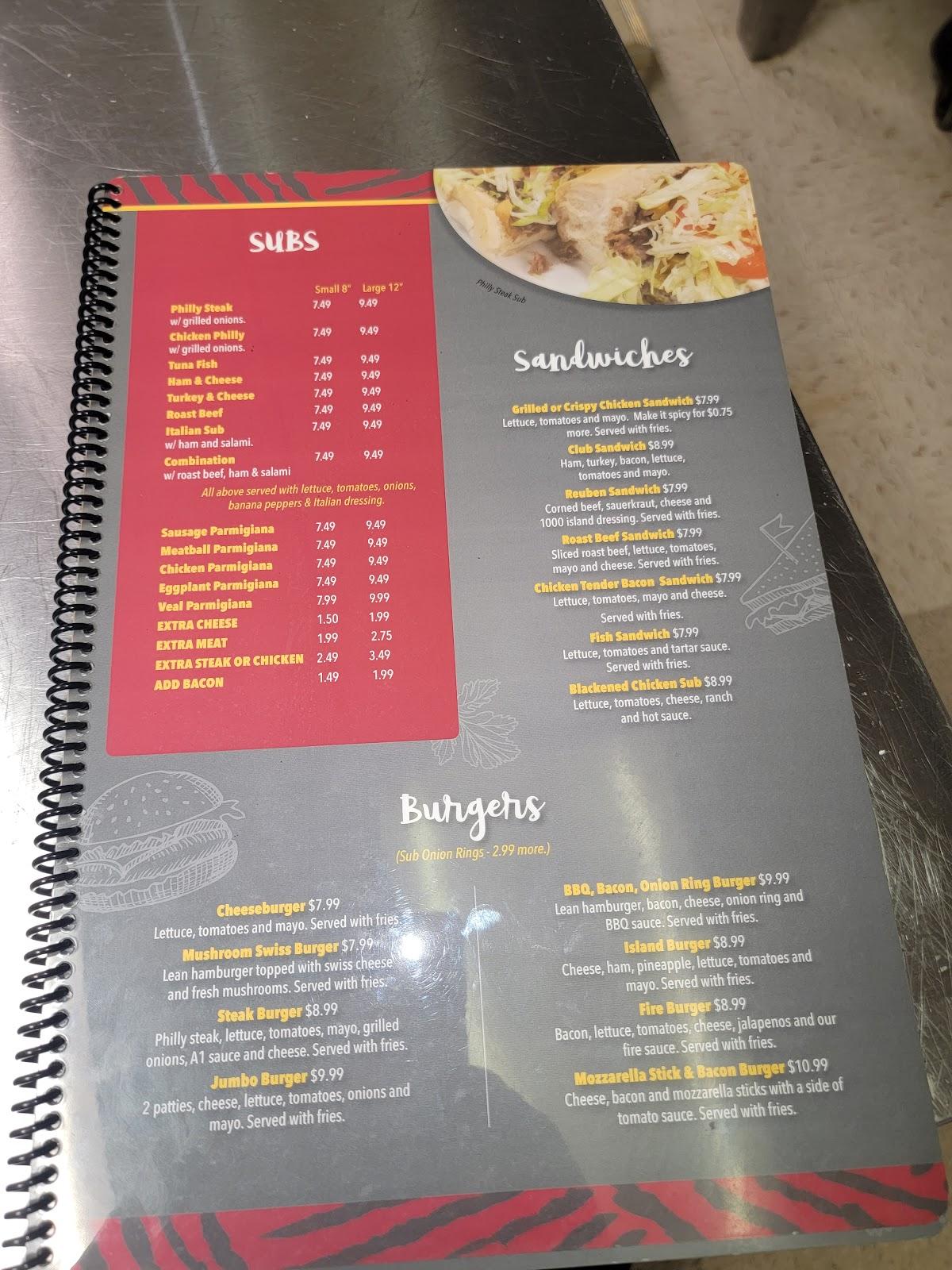 Menu at Three Guys Italian Restaurant, Franklin