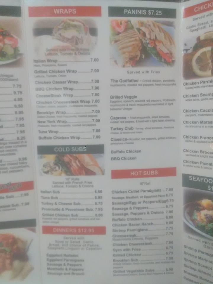 Menu at Stroud Pizzeria & Italian Restaurant, Stroudsburg