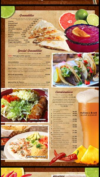 Menu at Eclipse Azul Mexican Cantina/ Holly Springs pub & bar, Woodstock