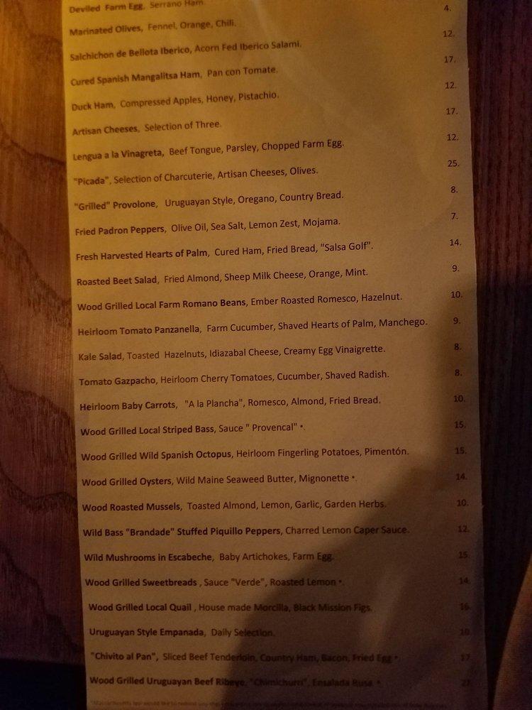Menu at La Bodega pub & bar, Watertown