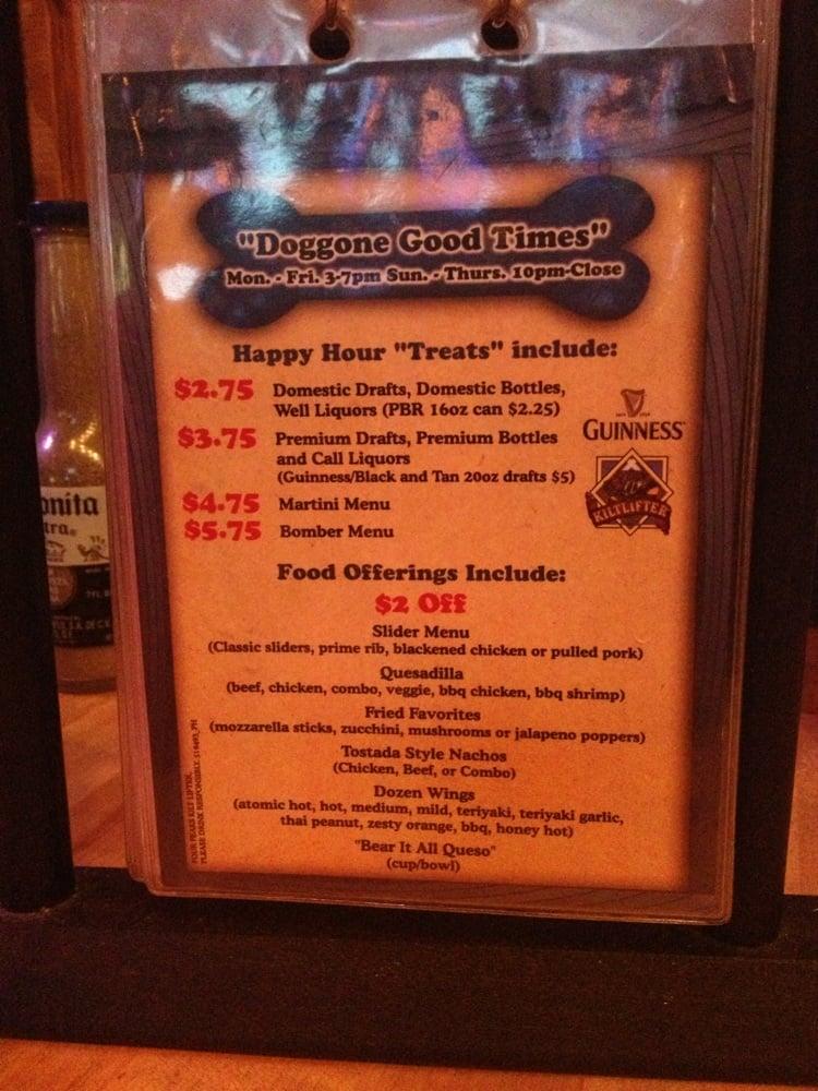 Menu at Uncle Bear's Grill & Tap - Baseline pub & bar, Mesa, E Baseline ...