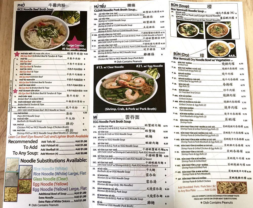 Menu at Golden Deli Temple City restaurant, Temple City