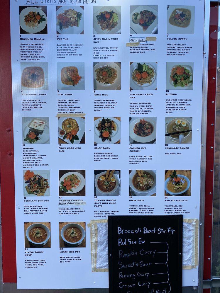 Menu at Dang's Little Dragon restaurant, Saint Helens