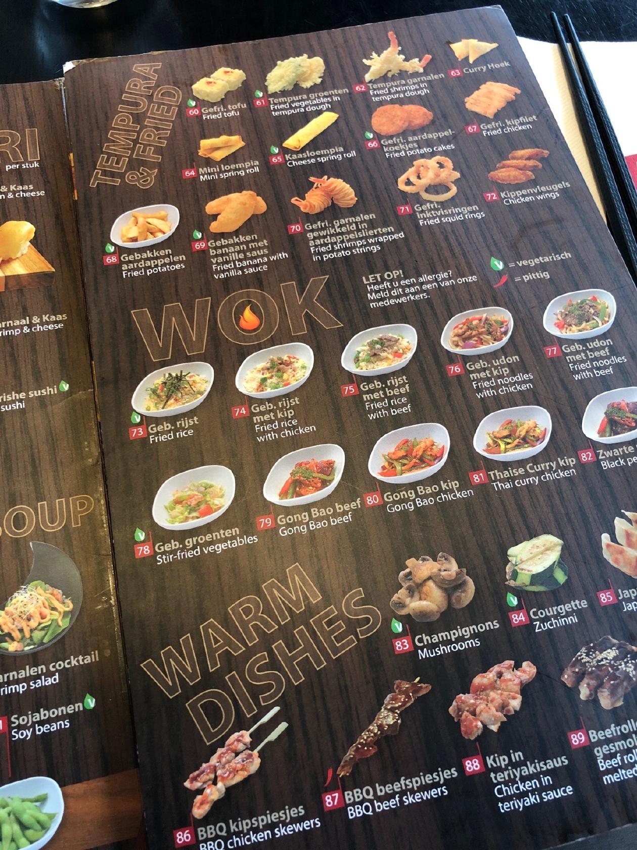 Menu at Restaurant IDA, Almere
