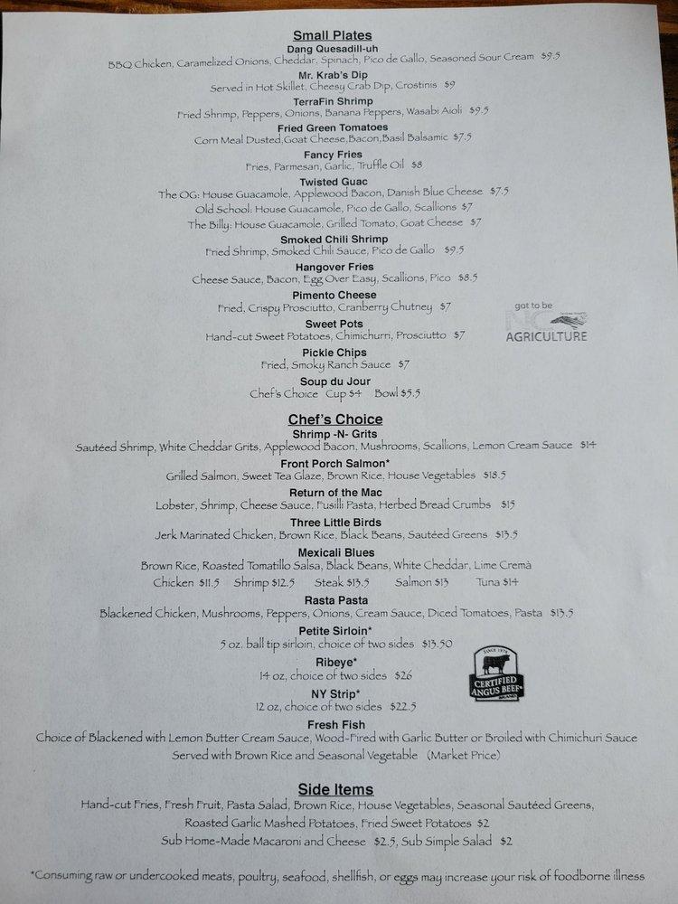 Menu at Simple Twist pub & bar, Garner, 21 Technology Dr