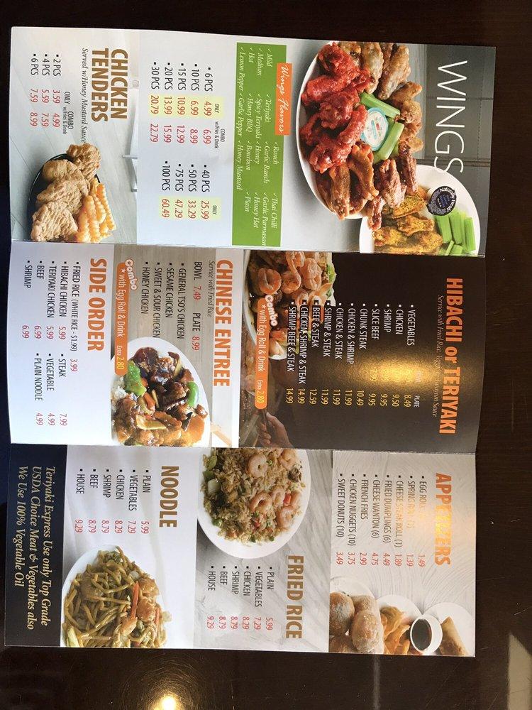Menu at Teriyaki Express Grill,Chinese & Wings restaurant, Griffin, GA-16