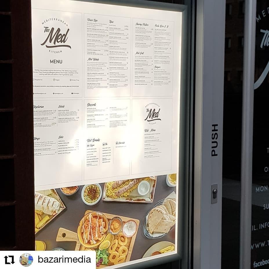 Menu at The Med Kitchen restaurant, Gloucester